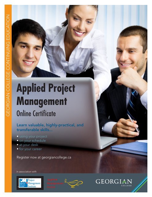 Applied Project Management information sheet - Georgian College