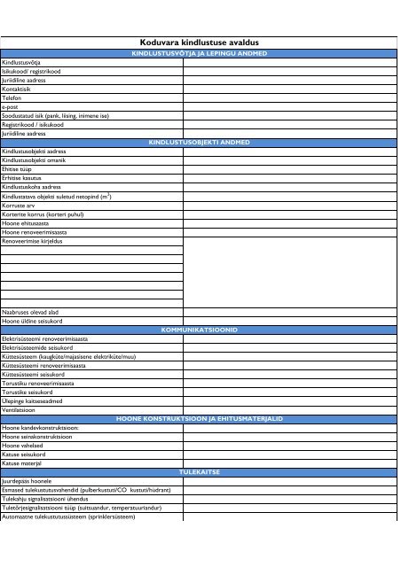 Kodukindlustuse avaldus - GJENSIDIGE