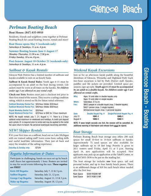 Glencoe Beach - Glencoe Park District