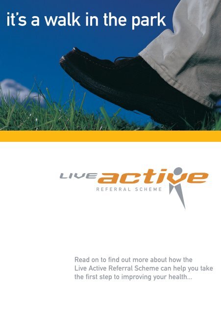 Live Active A5 Leaflet - Glasgow Life