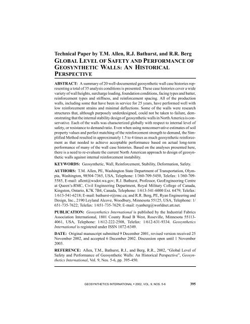 Full Paper - IGS - International Geosynthetics Society