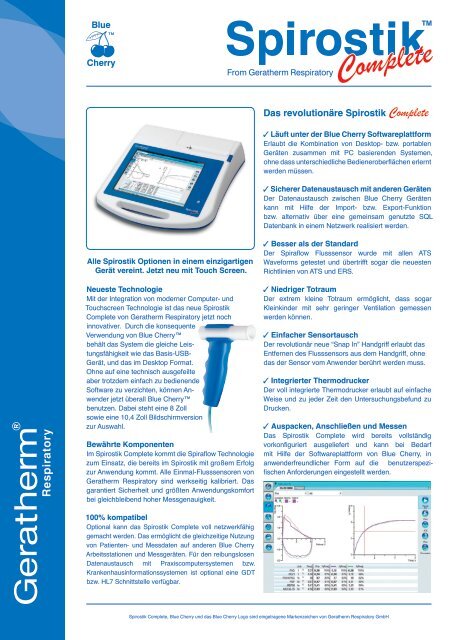 Spirostik Complete deutsch - Geratherm