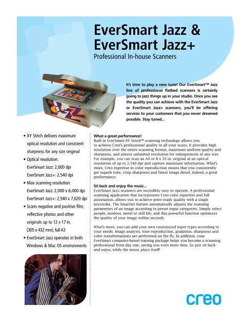 EverSmart Jazz & EverSmart Jazz+ - Genesis Equipment Marketing