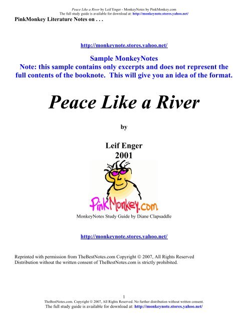 Peace Like a River