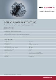 New GETRAG FWD DCT Family Based on 7DCT300