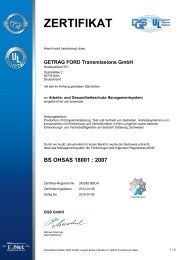 New GETRAG FWD DCT Family Based on 7DCT300