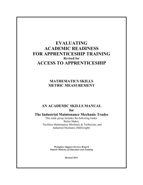 Metric Measurement - Georgian College