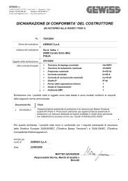 Supplier's declaration of conformity (acc. to ISO/IEC 17050-1)