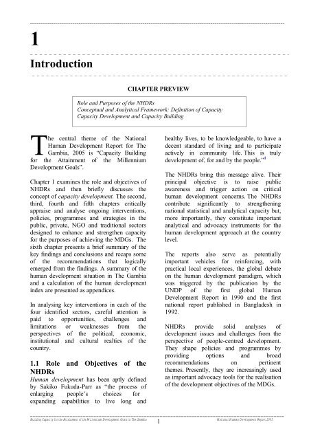 Introduction - UNDP The Gambia