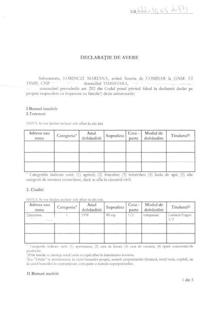 lorinczi mariana - Garda Nationala de Mediu