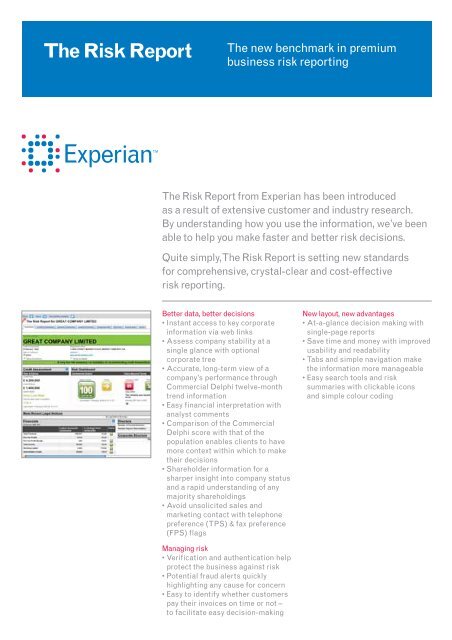 The Risk Report