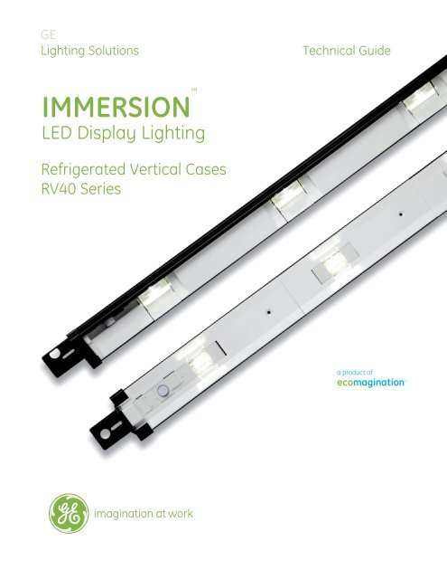 LED Immersion? RDL RV40 Data sheet - GE Lighting
