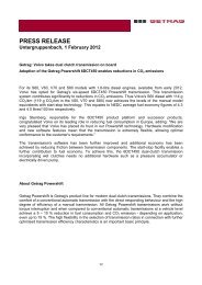 New GETRAG FWD DCT Family Based on 7DCT300