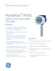 Panametrics GF868 flare gas flowmeter - GE Measurement & Control
