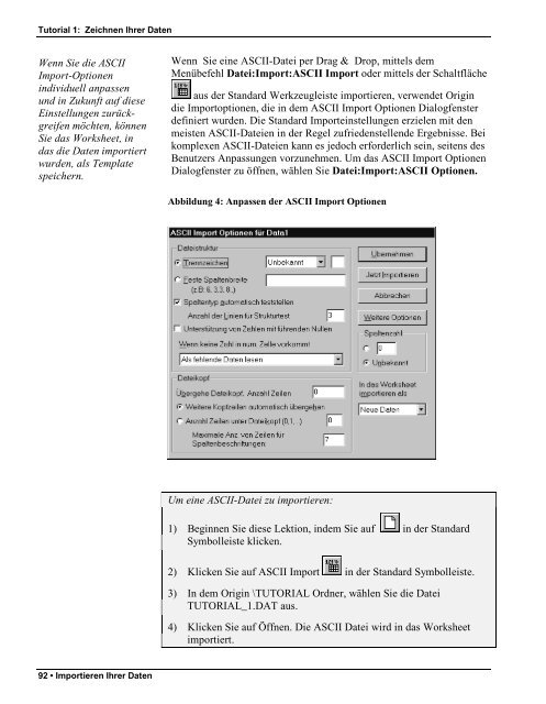 Tutorial 1: Zeichnen Ihre