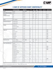 C-eMap chart legend - C-MAP by Jeppesen