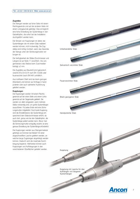 Zugstangensysteme