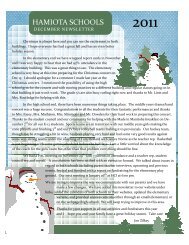 Hamiota Schools Newsletter - Hamiota Collegiate