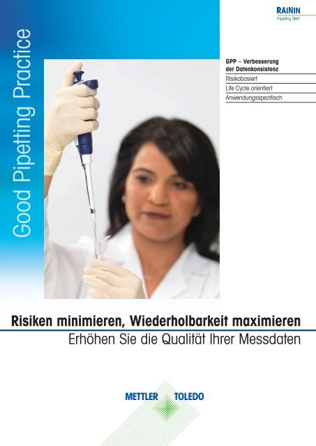 Good Pipetting Practice - Mettler Toledo