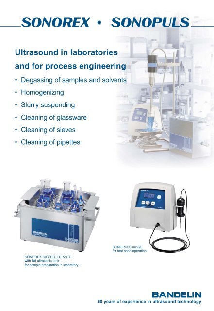 Accessories - Bandelin electronic