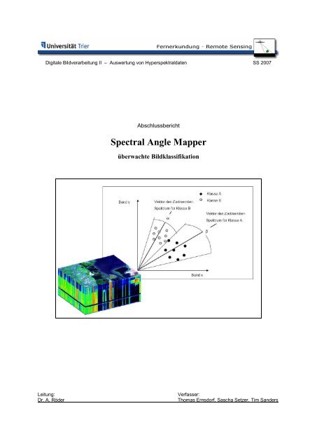 Spectral Angle Mapper