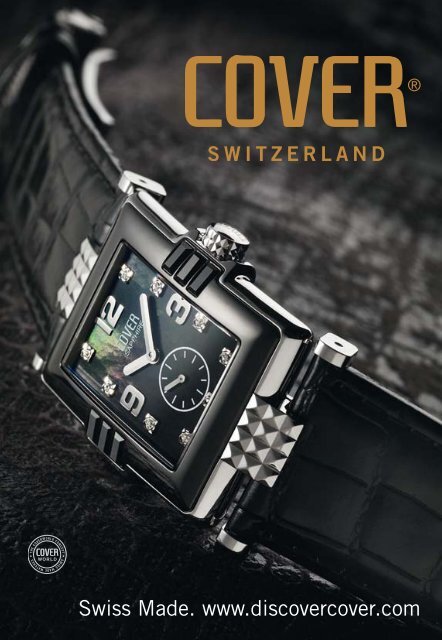 Swiss Made. www.discovercover.com - Royal Caro