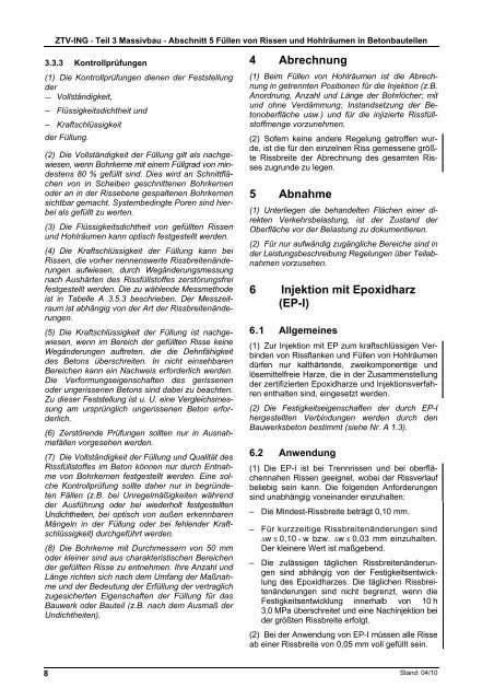 ZTV-ING - Teil 3 Massivba