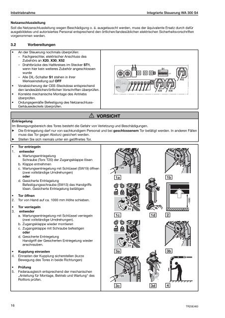 Inbetriebnahme Integriert