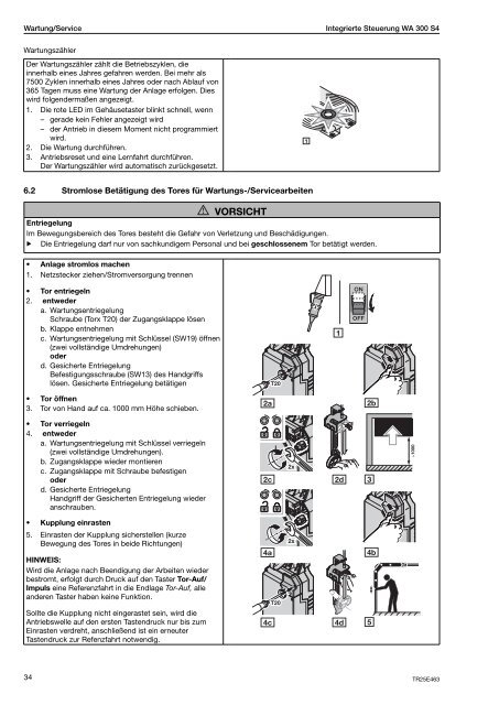 Wartung/Service Integrier