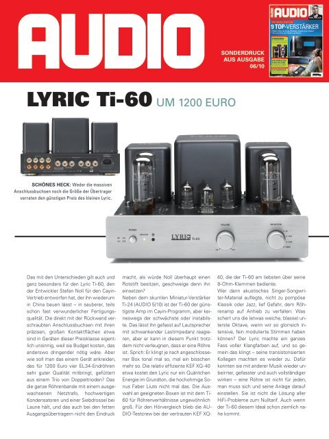 Lyric Ti-60