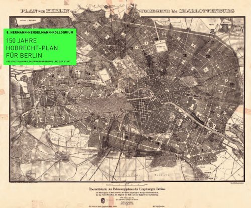 150 JAHRE HOBRECHT-PLAN FÜR BERLIN