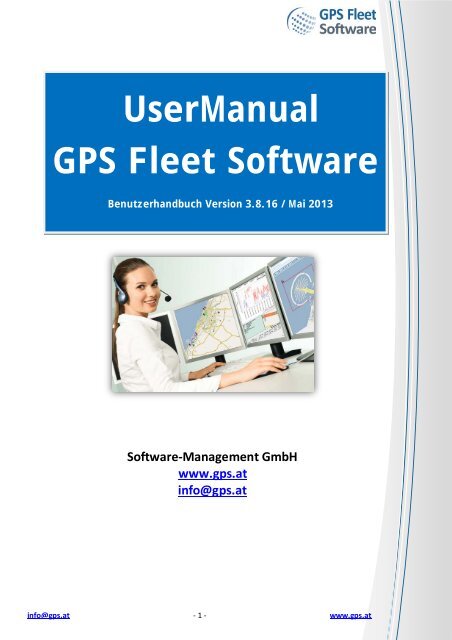 UserManual GPS Fleet Software - GPS Ortung