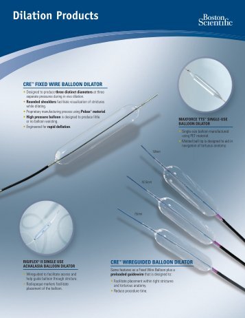 CREâ ¢ Pulmonary Balloon Dilator - Boston Scientific