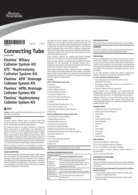 Connecting Tube - Boston Scientific