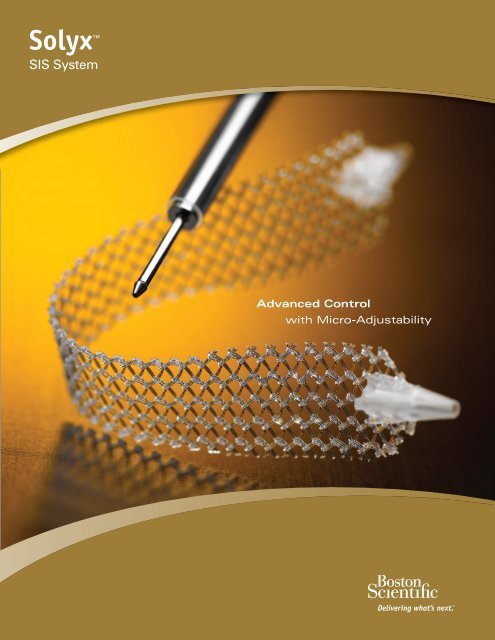 Solyxâ ¢ - Boston Scientific