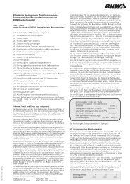 BHW Dispo-Bausparvertrag