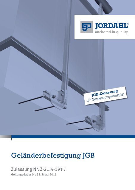 JORDAHL Geländerbefestigung JGB - En.vbbf.de