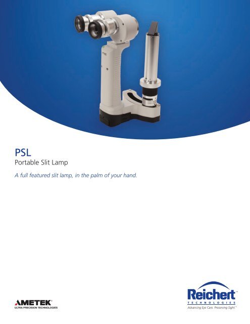 PSL Portable Slit Lamp