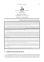 Exemple de dissertation corrigée