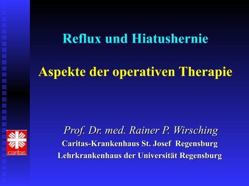 Fundoplicatio - Chirurgie Wirsching