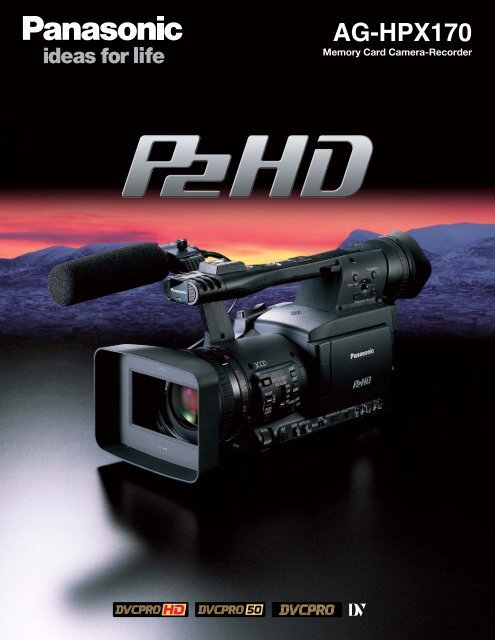 AG-HPX170 Specs Sheet - Panasonic FTP