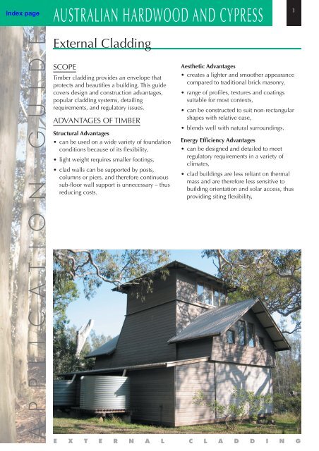 External cladding - Australian Hardwood Network - Timber.net.au