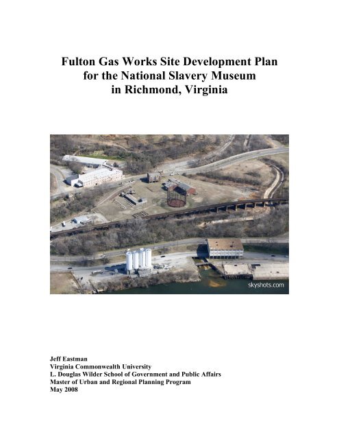 Fulton Gas Works Site Development Plan for the - Virginia ...