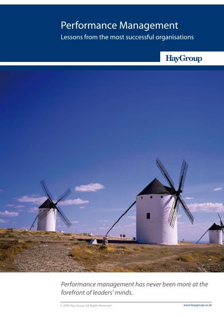 Performance Management - Hay Group