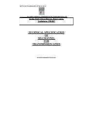 Technical Specifications - Gujarat Electricity Board