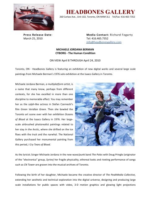 Michaele Jordana Berman - Headbones Gallery