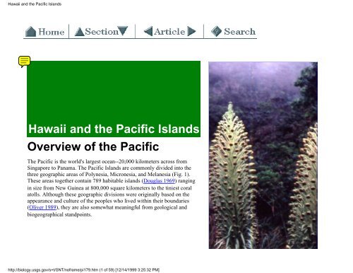 Hawaii and the Pacific Islands - Hawaiian Ecosystems at Risk project