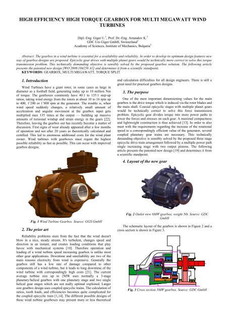 HIGH EFFICIENCY HIGH TORQUE GEARBOX FOR MULTI ...