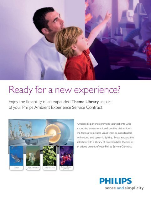 Ambient Experience Themes Flyer - Philips Healthcare