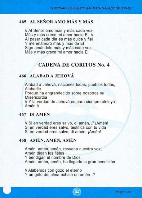 HIMNARIO DE ALA BANZA 460